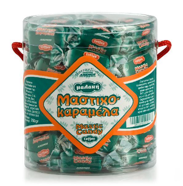 Mastic candy toffee. Oval Box 250g • ANEMOS