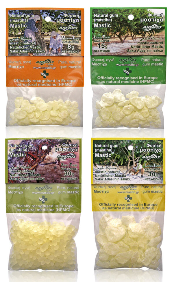 NATURAL CHIOS GUM MASTICHA / MASTIHA SALES • ANEMOS
