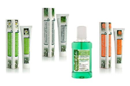 Toothpastes and Mouthwash with Chios Natural Mastic • ANEMOS