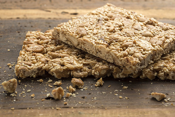 Traditional Greek Nougat snacks with mastic • ANEMOS