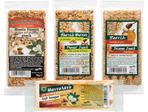 Traditional Greek Nougat snacks with mastic • ANEMOS