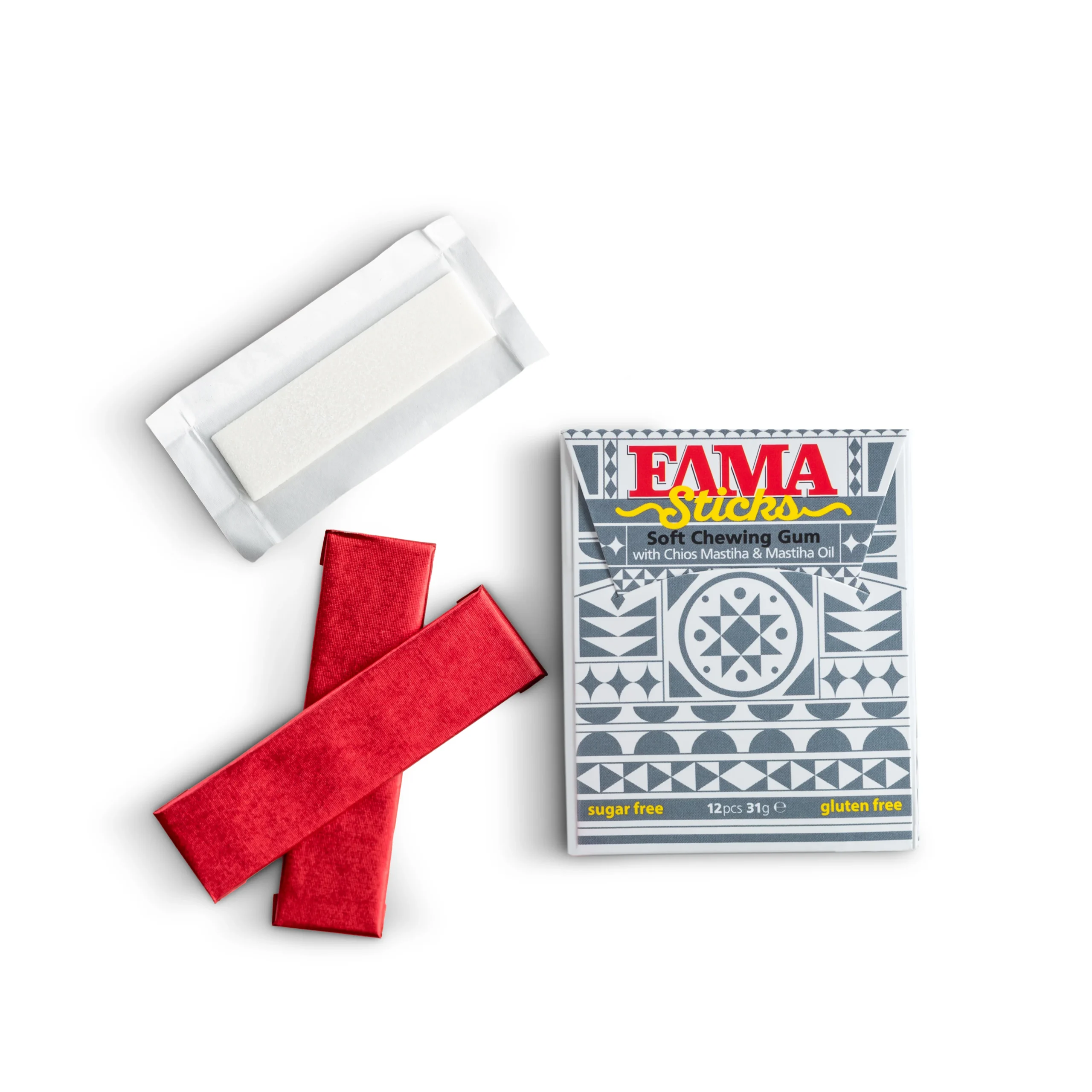 Chewing Gum ELMA Soft Sticks with Natural Chios Mastiha and Chios ...